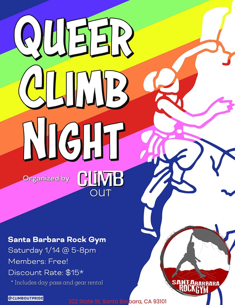 Queer Climb Night 1/14/2023 – Climb Out
